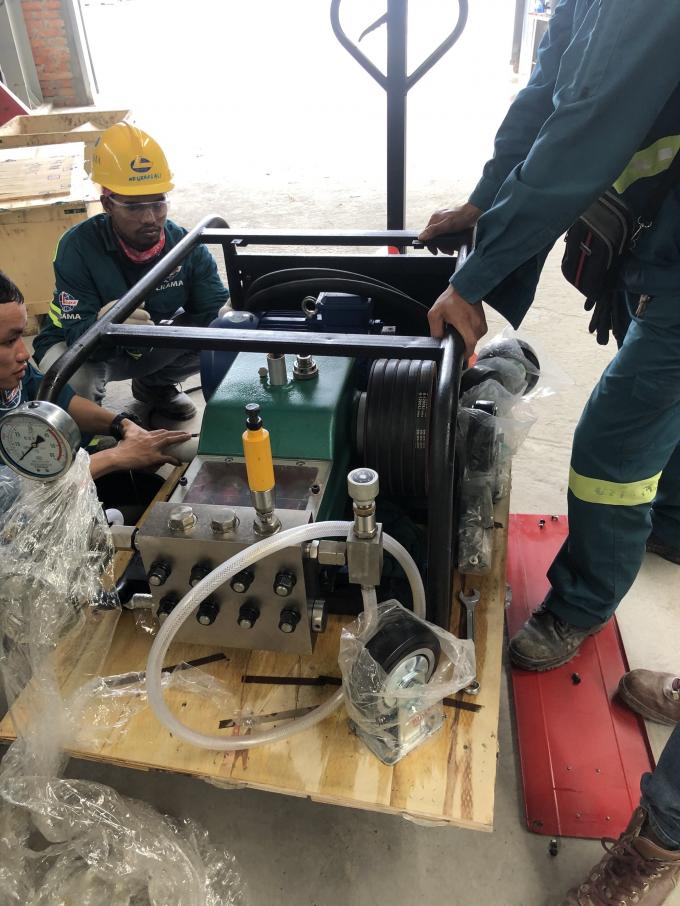 30kw 25MPa Diesel Or Electric Hydro Test Pump Hydrostatic Pressure Test ...